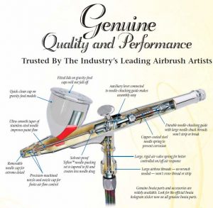IWATA Airbrushes Comparison Chart - AirbrushGeek